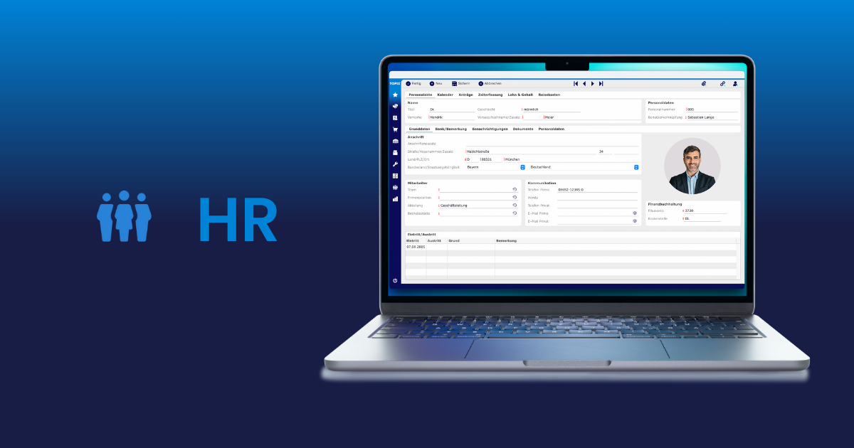 Software für Mitarbeiterverwaltung - TOPIX DE